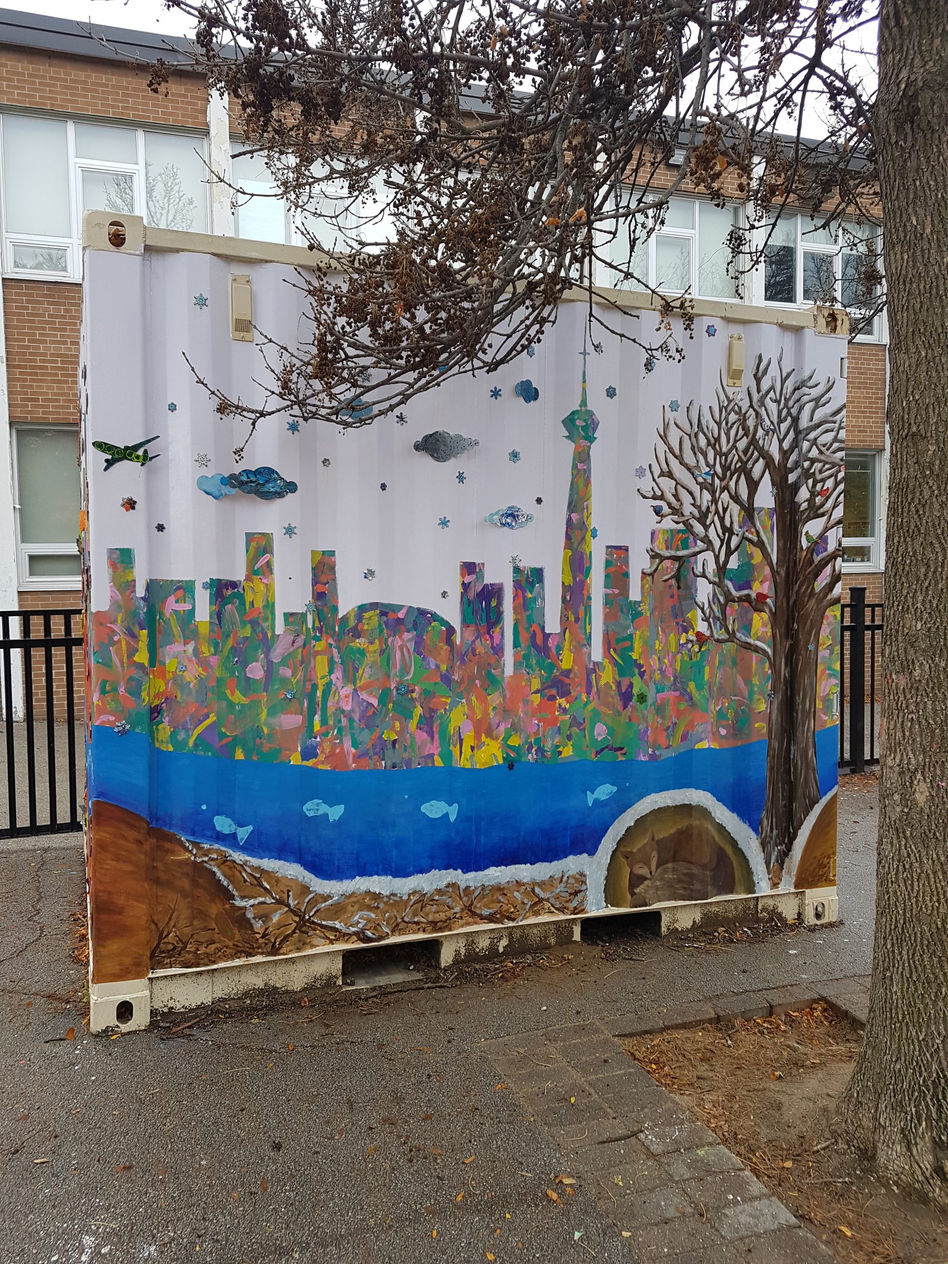 Mural on a Shipping Container - Hemangi Shroff