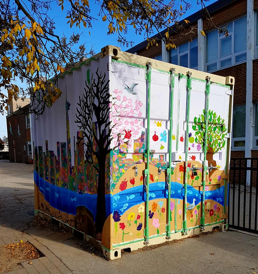 Mural on a Shipping Container - Hemangi Shroff